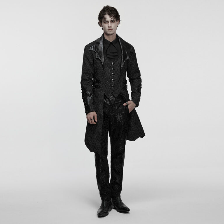 Goth Palace Bat Collar Coat - PUNK RAVE